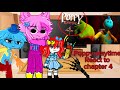 Poppy Playtime Reacts To Chapter 4 Doey The Doughman Gacha Reaction ...