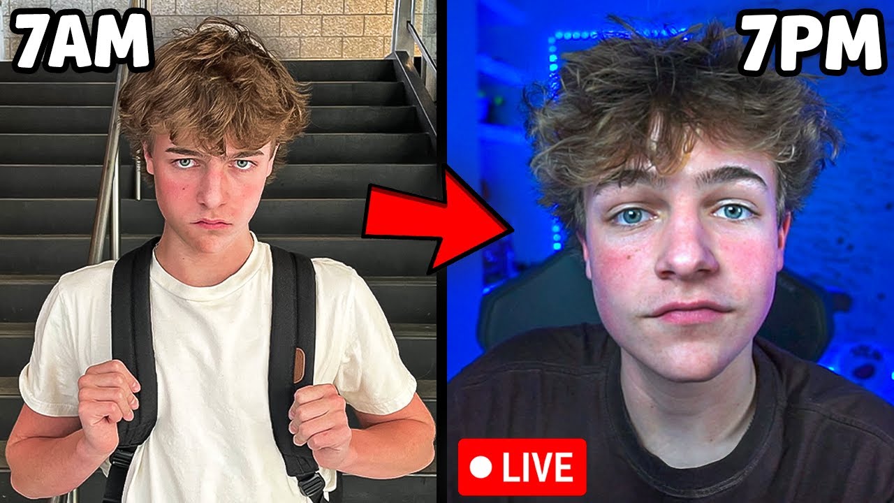 Day In The Life Of A 16 Year Old Streamer Youtube