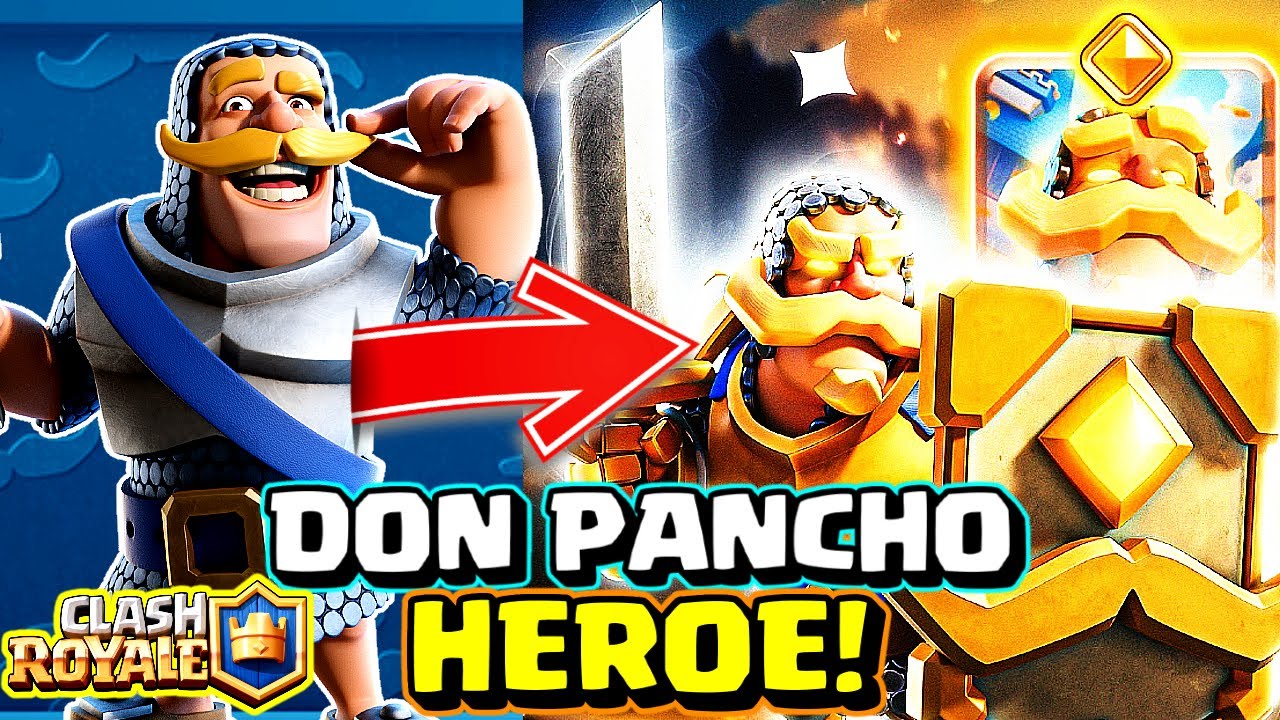 ёяшиdon Pancho Evoluciona A Heroe En Clash Royale L Sneak Peak Youtube