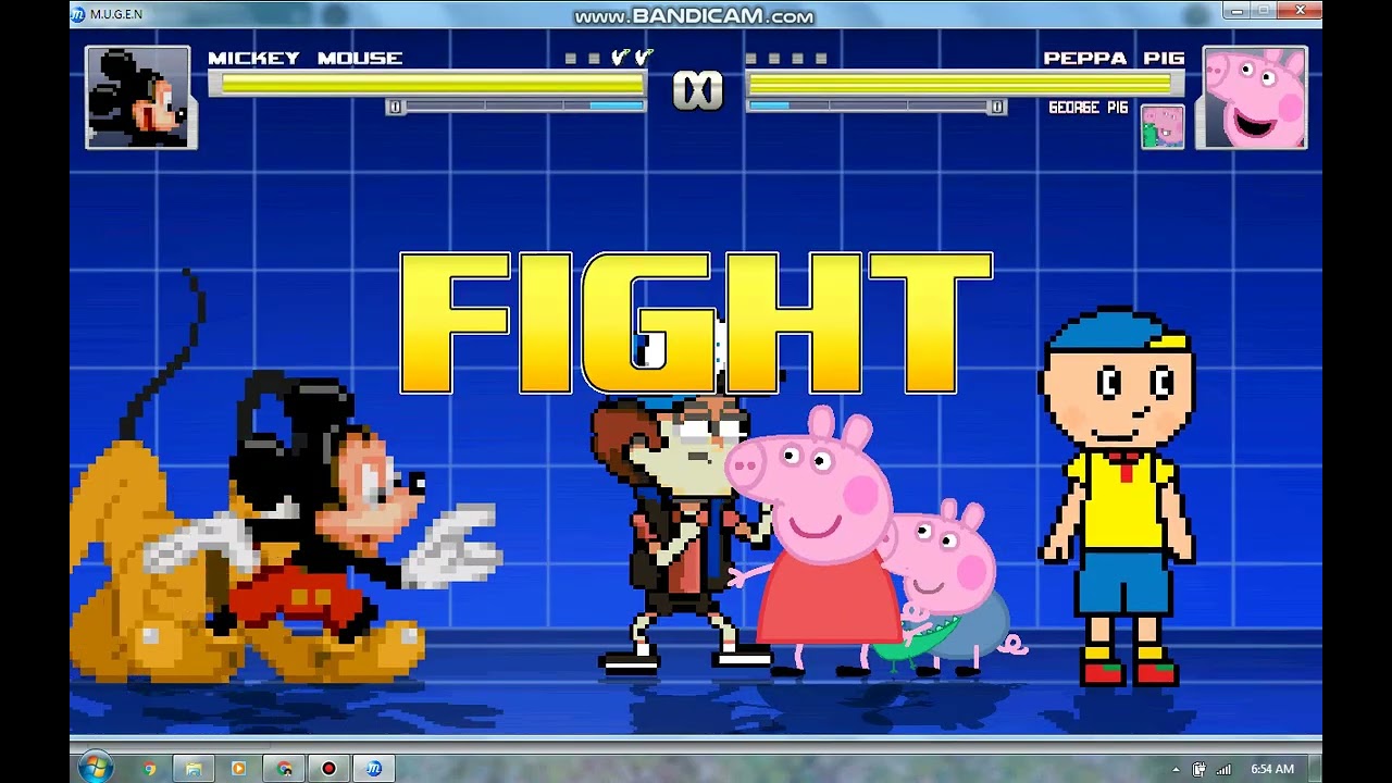 Mugen Mickey Mouse Vs Team Peppa Pig Youtube