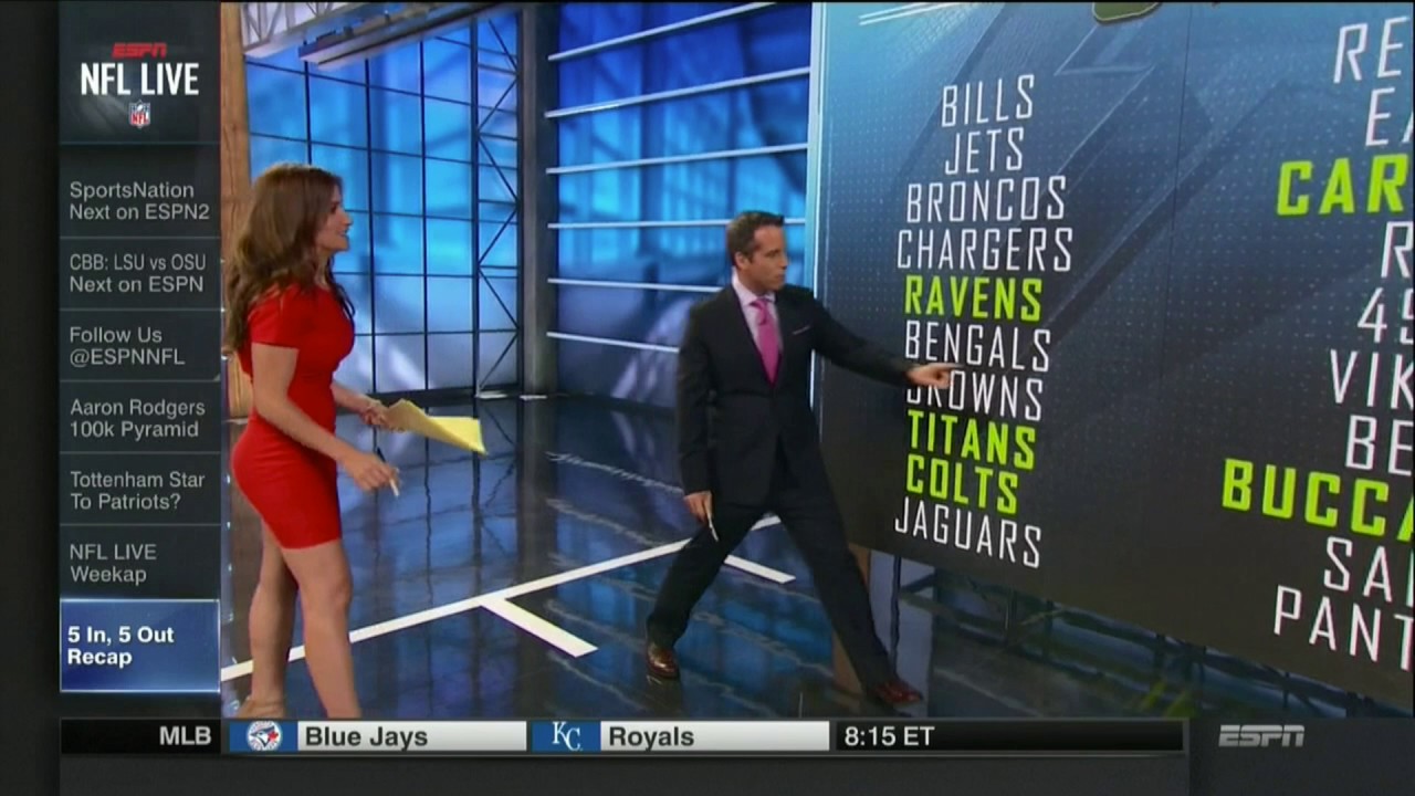 The Lady In Red Dianna Russini Espn Youtube