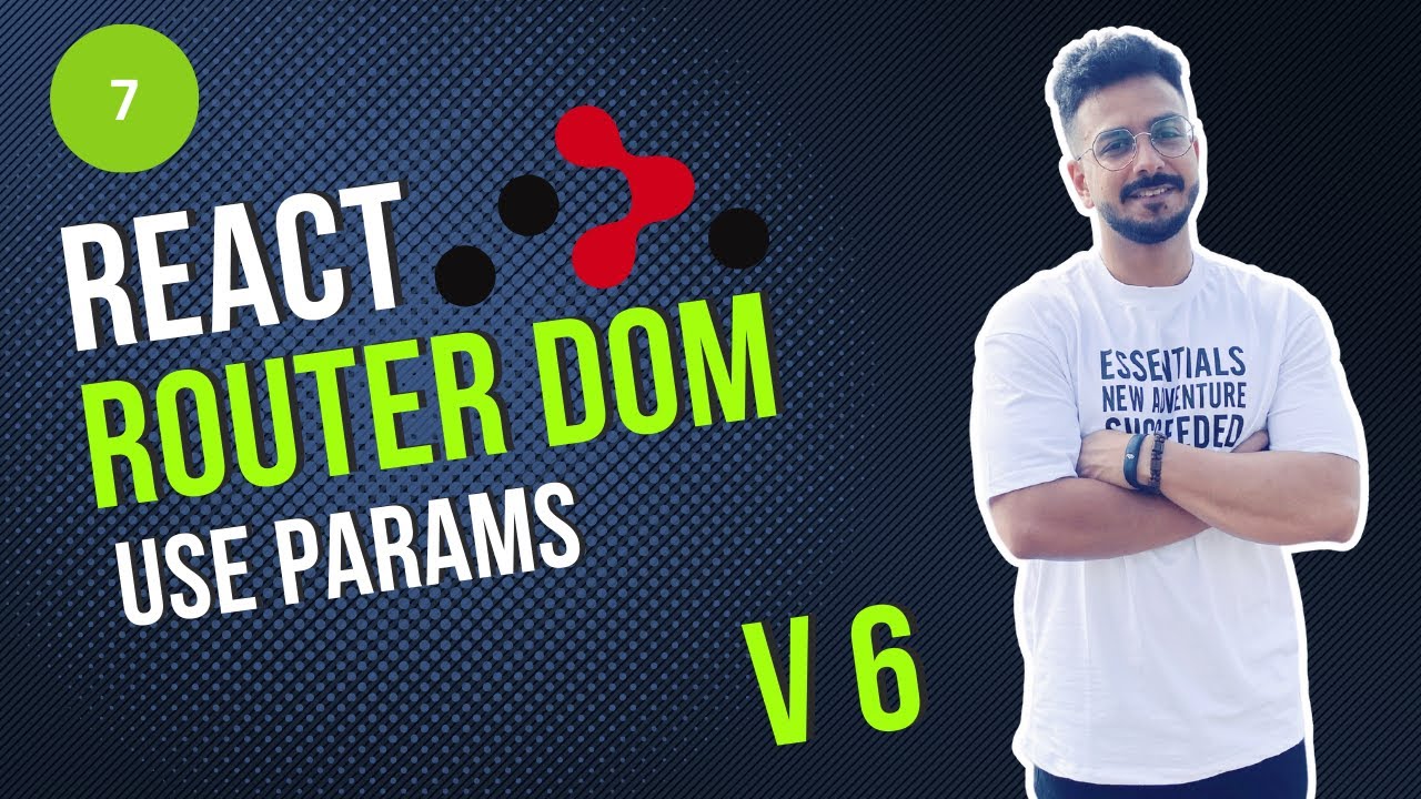 7 React Router Dom Use Params Youtube