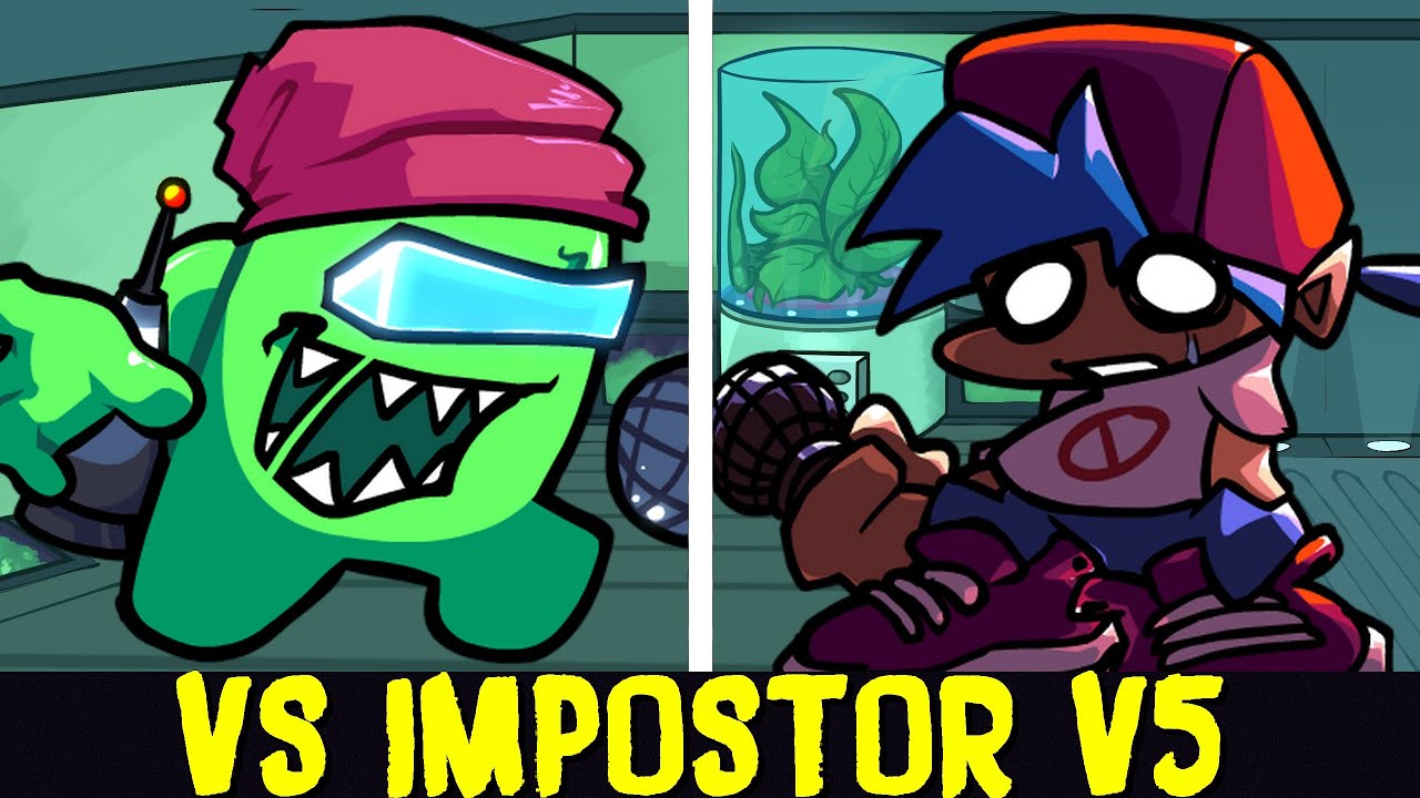 Friday Night Funkin Vs Impostor V5 Full Week Fnf Mod Hard Youtube