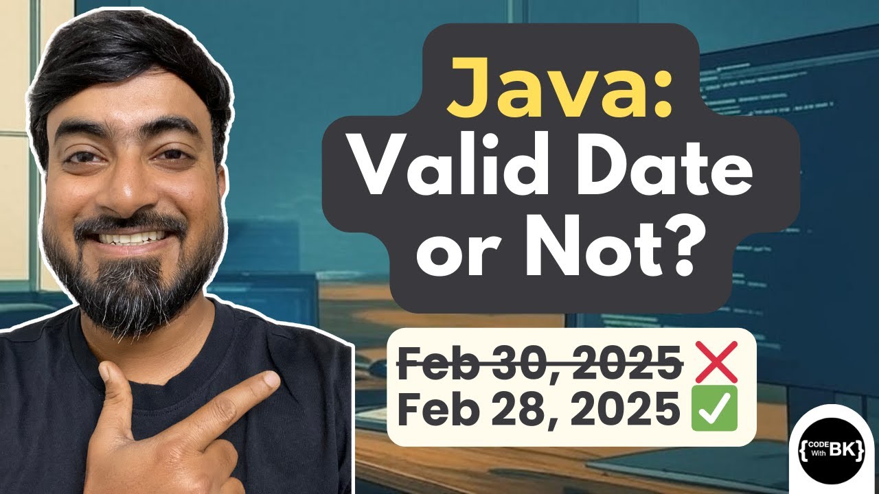 Java Program To Validate A Date Day Month Year Youtube