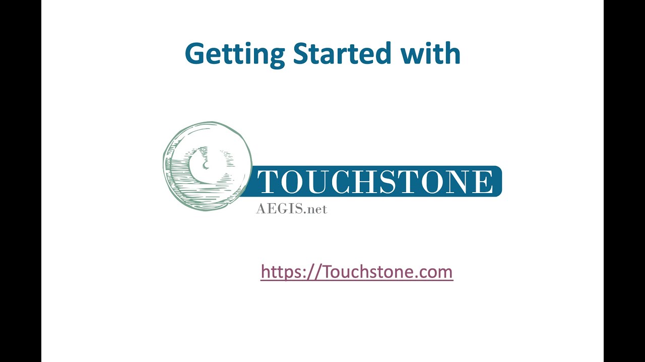 Getting Started With Touchstone Youtube