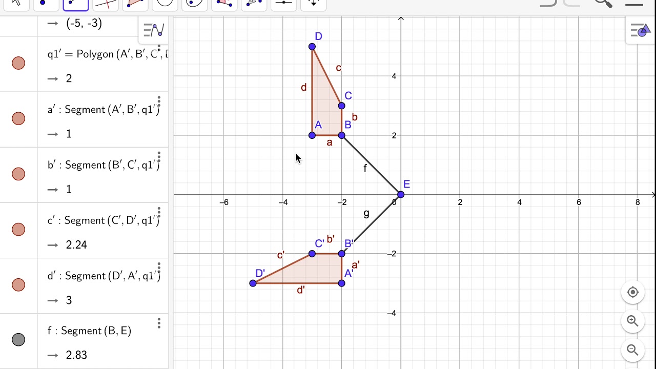 Rotation With Geogebra Youtube