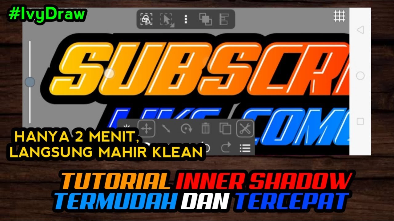Tutorial Inner Shadow Termudah Di Aplikasi Ivydraw Youtube