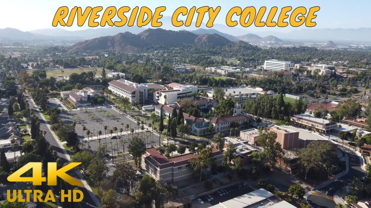 Flying Over Riverside City College Riverside California Part 3