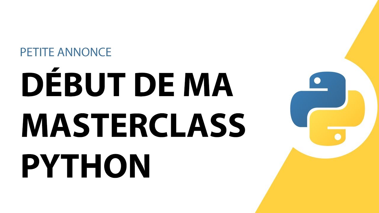 Masterclass Python Youtube