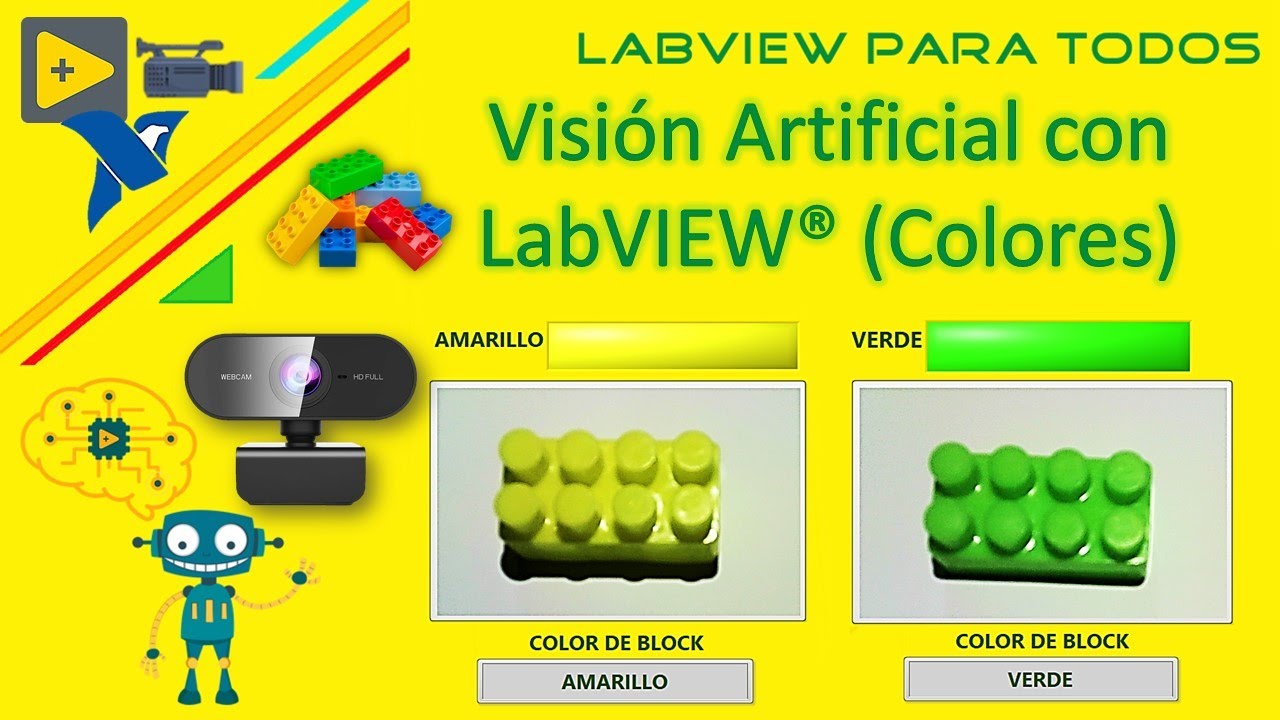 Detección De Colores Con Labview Visión Artificial Con Vision And