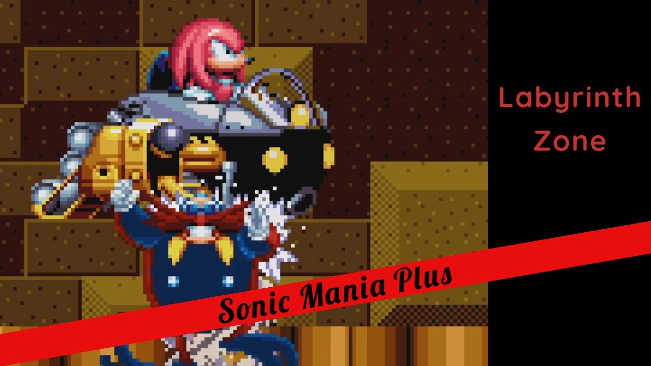 Sonic Mania Plus Labyrinth Zone Mod Knuckles Youtube