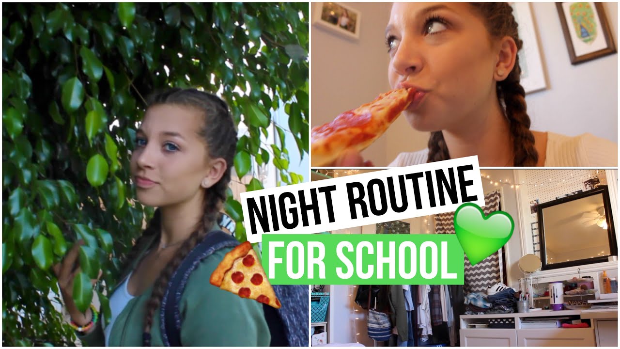 School Night Routine Youtube