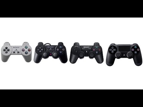 Ps2 Ps3 And Ps4 Controller Comparison Youtube