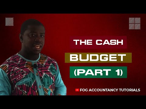 The Cash Budget Part 1 Youtube