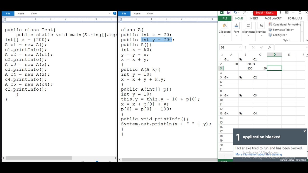 Java Tracing Object Oriented Youtube