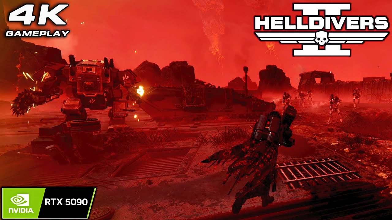 Helldivers 2 4k Gameplay No Commentary Ultra Settings Rtx 5090 P1008