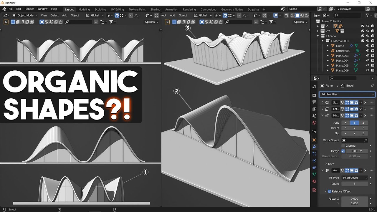 Organic Modeling Techniques In Blender Youtube