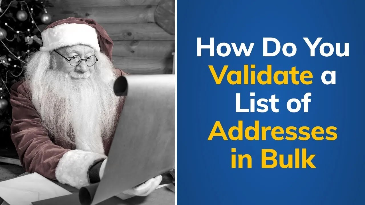How Do You Validate A List Of Addresses In Bulk Tutorial Youtube