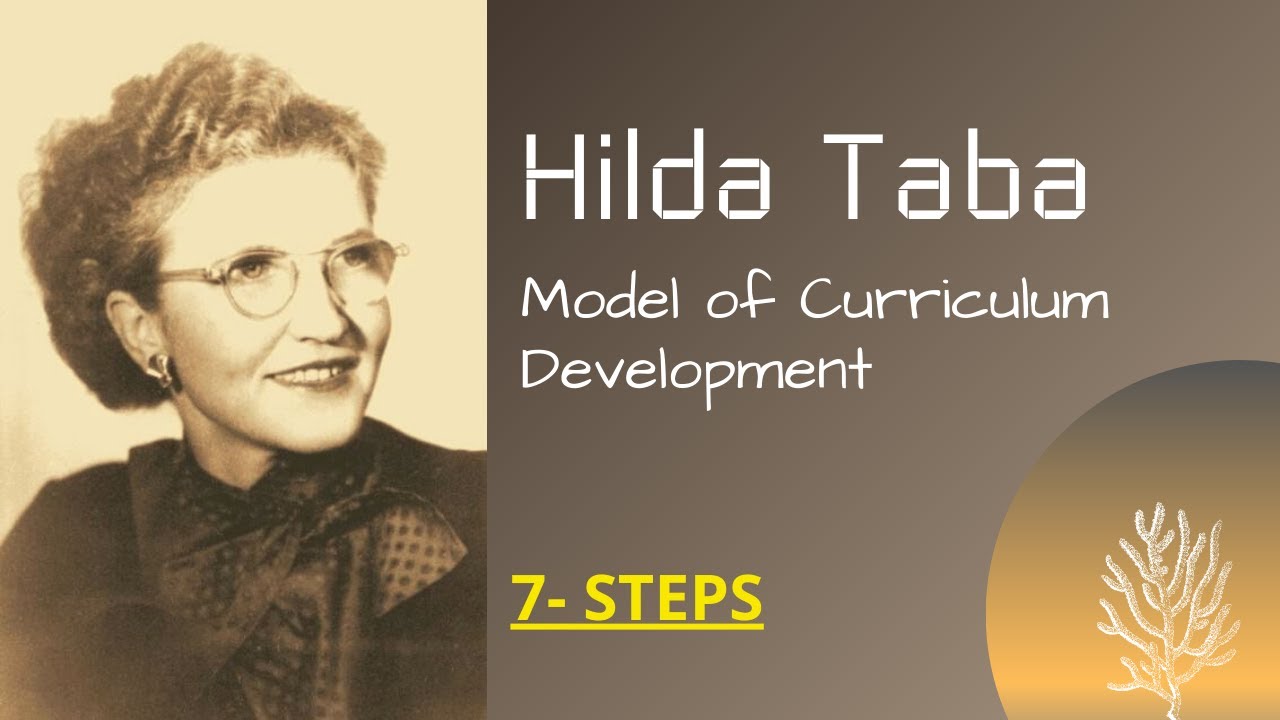 Hilda Taba Model Of Curriculum Development Explanation Youtube