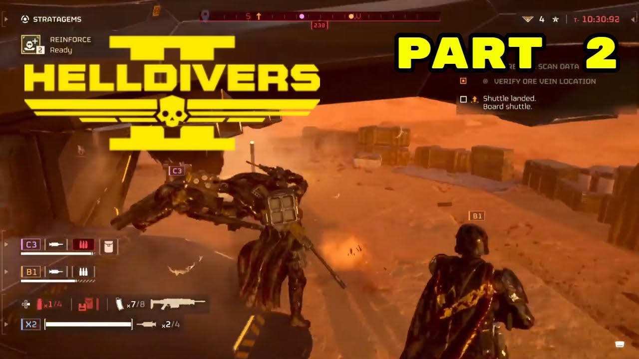 Helldivers 2 Captain Part 2 Youtube