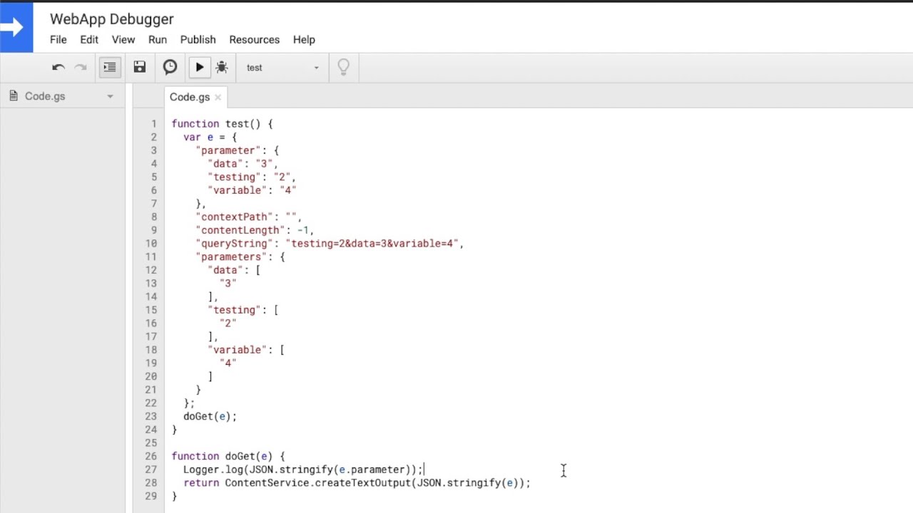 How To Debug A Web App Deployed Using Google Apps Script Youtube