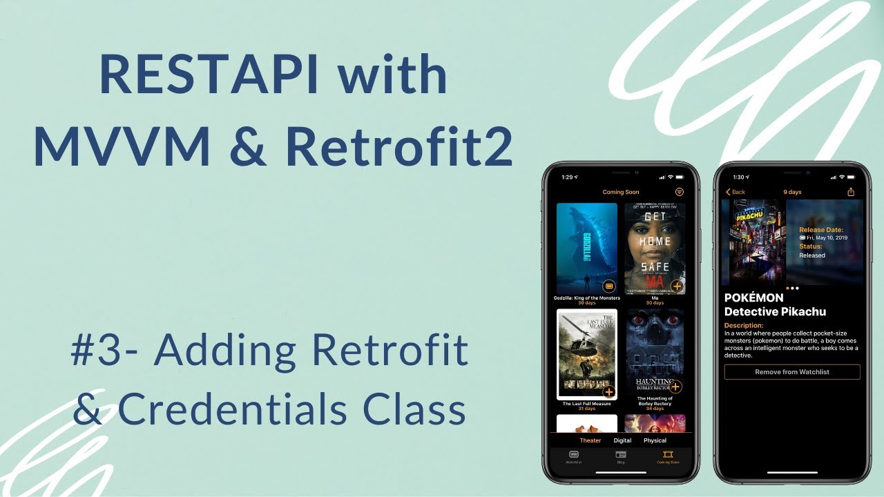 Rest Api With Mvvm And Retrofit2 3 Credentials Class Adding