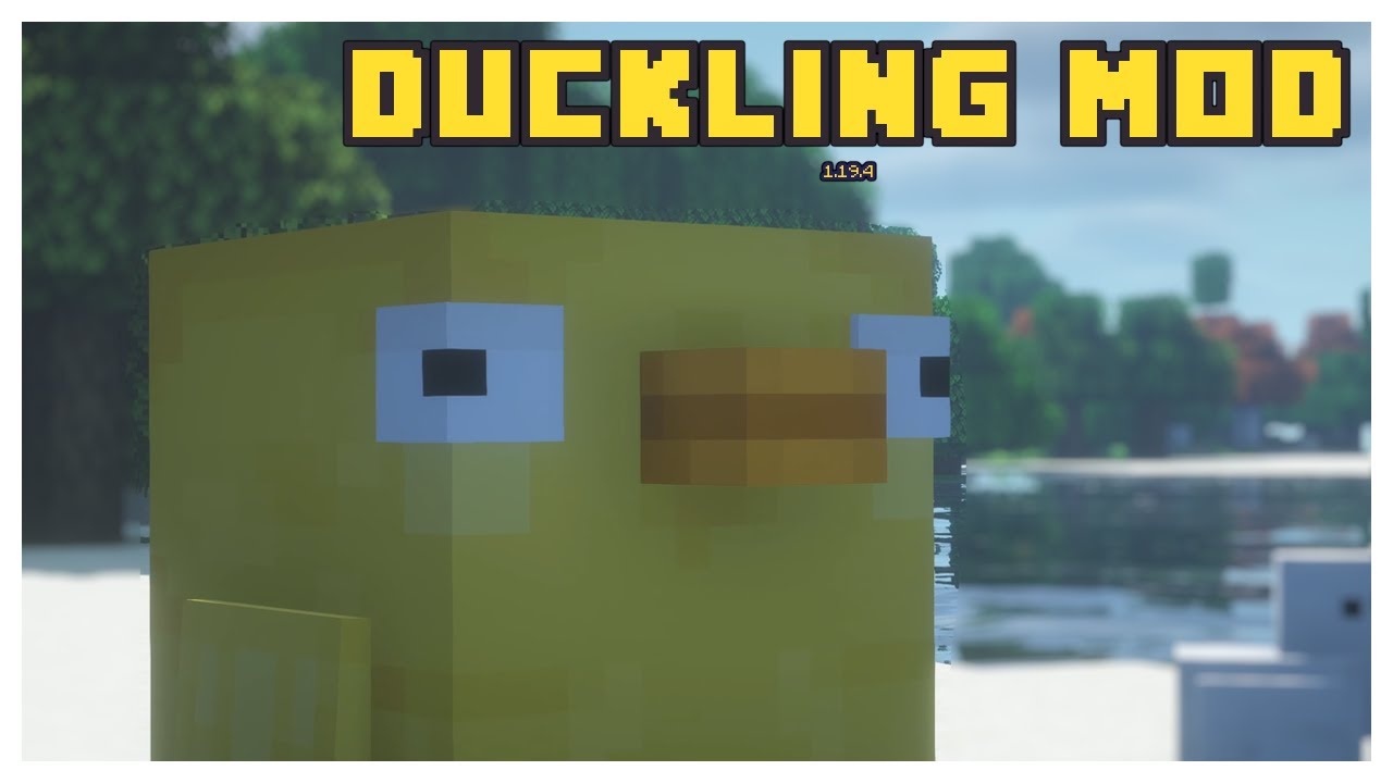 New Duck Mob In Minecraft Duckling Mod 1 19 4 Youtube
