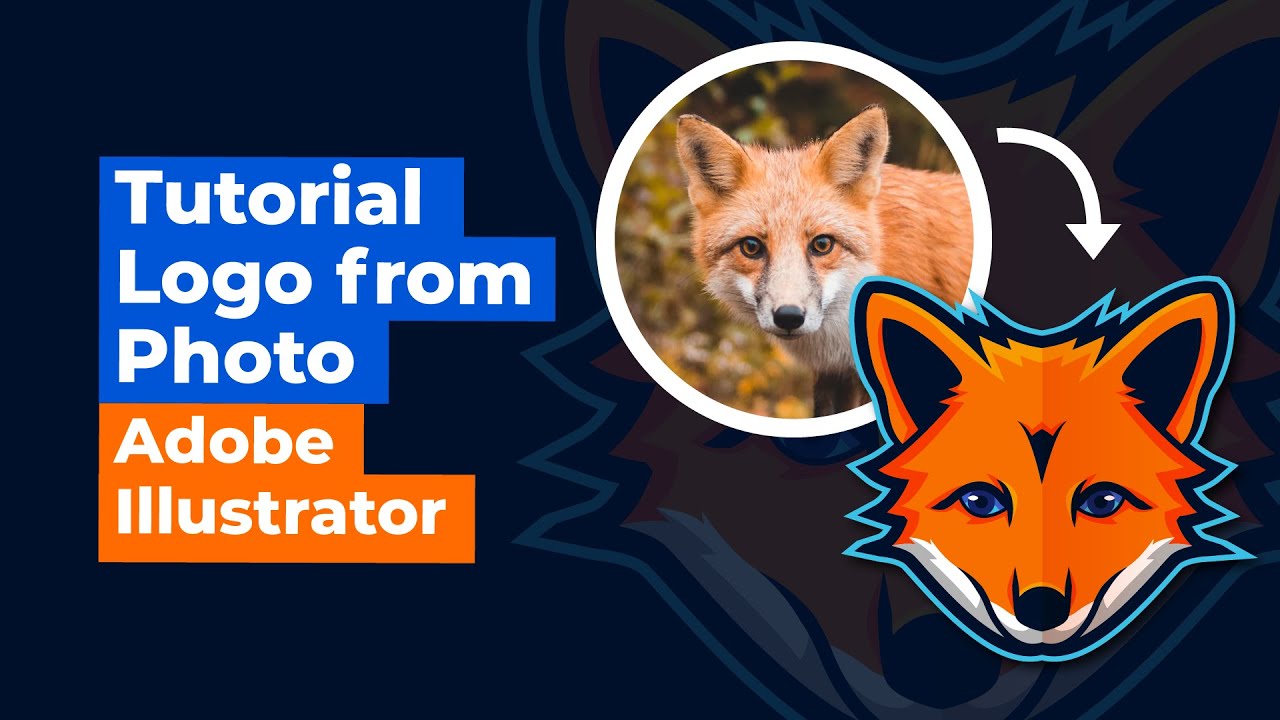 Tutorial Illustrator Fox Logo Design Youtube