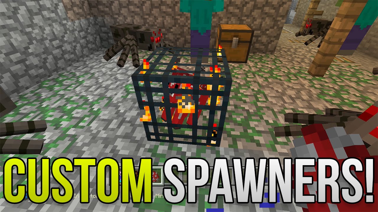 Minecraft Xbox Playstation How To Get Custom Mob Spawners Youtube