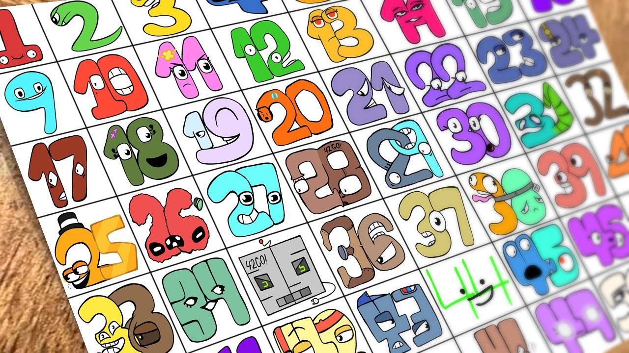 Drawing 1 50 Number Lore How To Draw Number Lore Youtube