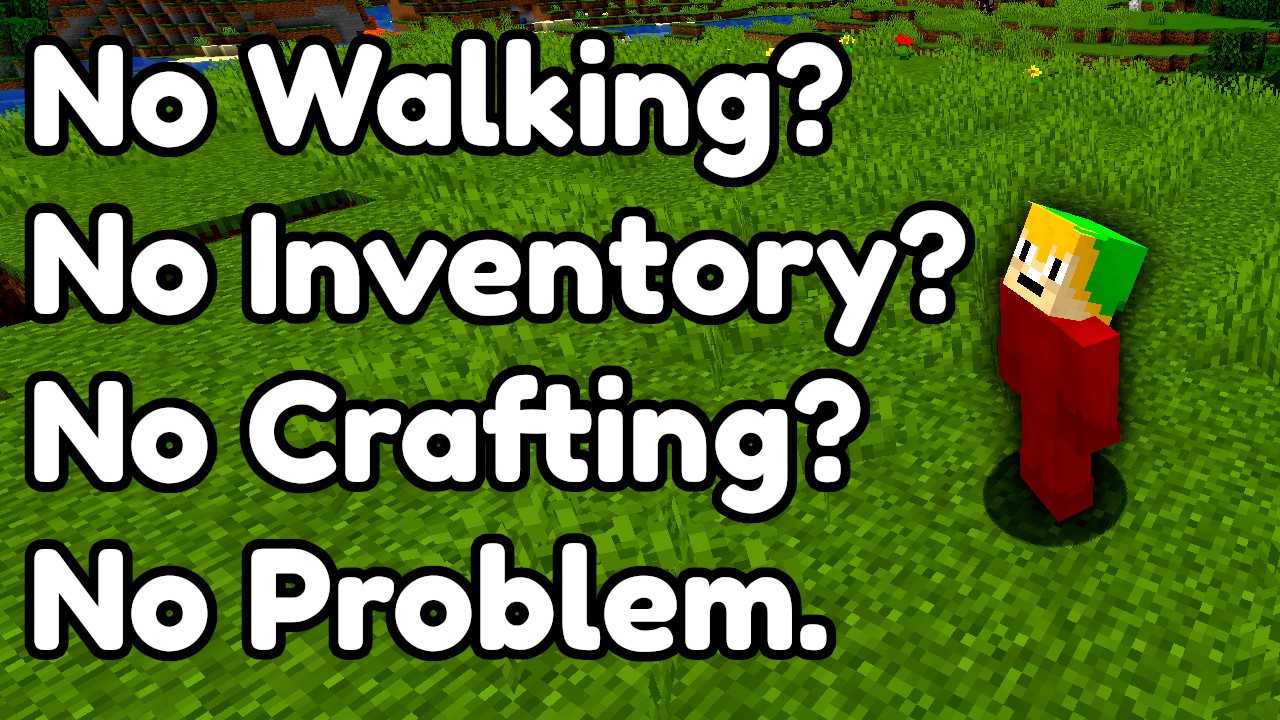 Beating Minecraft Without A Keyboard No Remapping Youtube