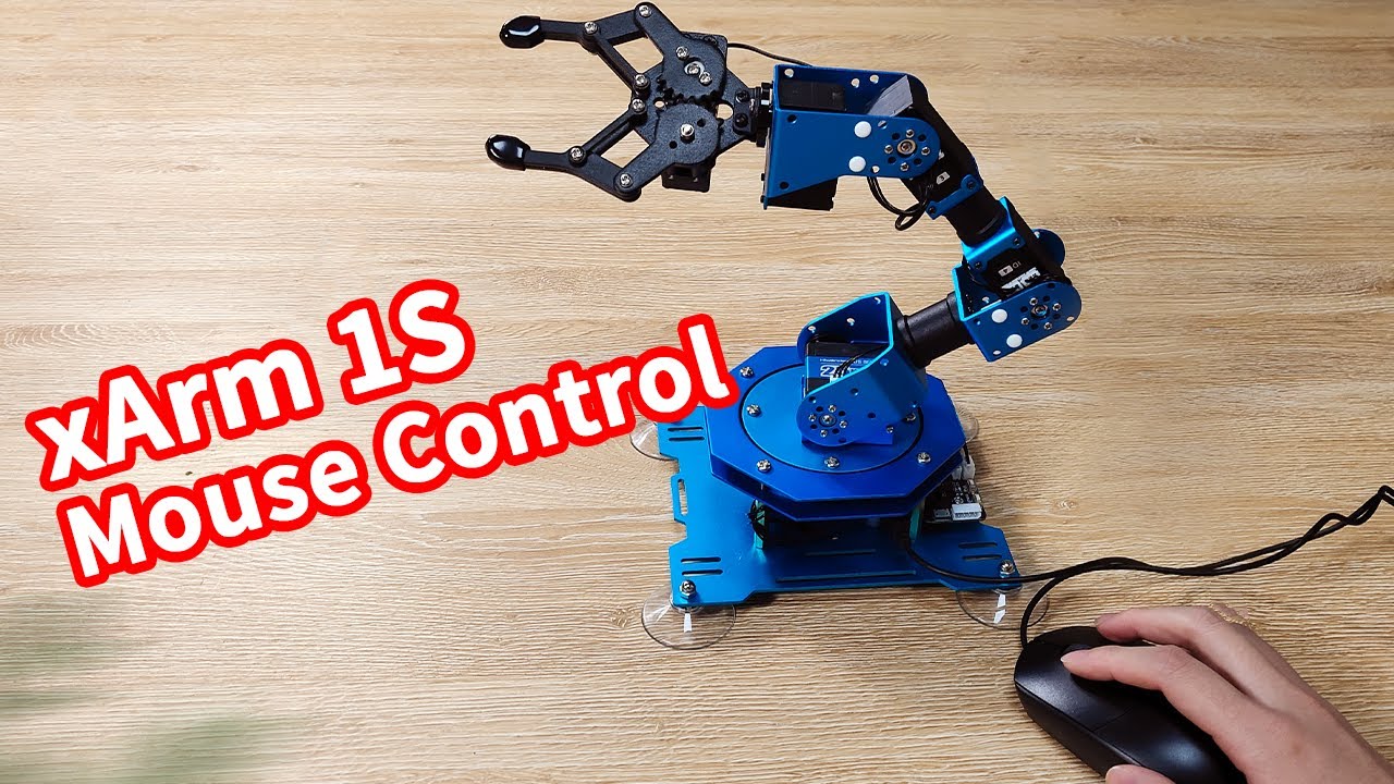 Xarm 1s Robotic Arm Mouse Control Youtube