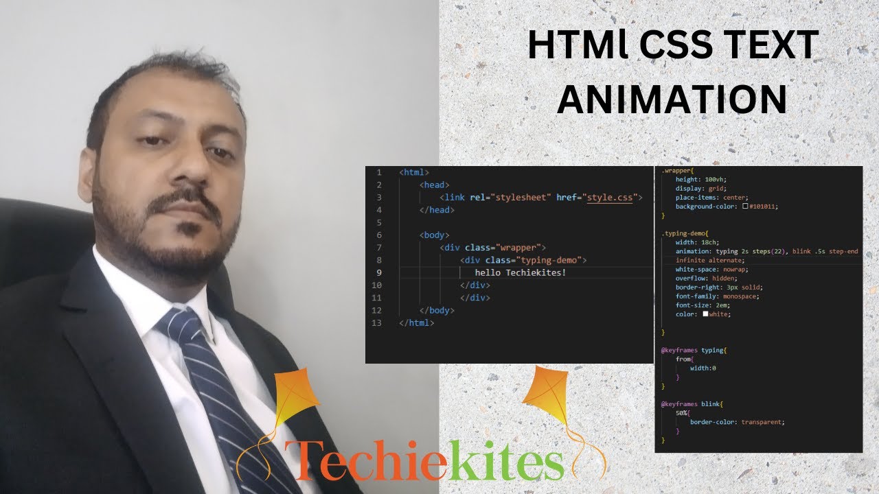 Html Css Textanimation Youtube