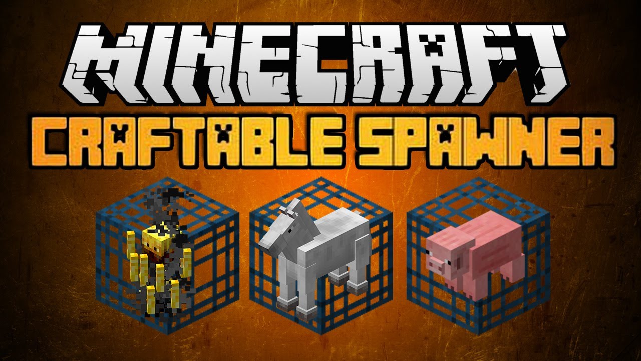 Minecraft Craftable Mob Spawners 1 6 4 1 6 2 Install Guide Included