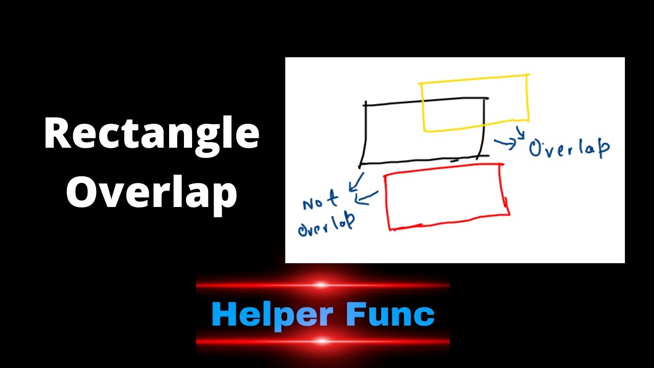 Rectangle Overlap Leetcode 836 Coding Interview Problem Youtube