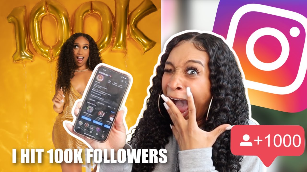 I Finally Hit 100k Followers On Instagram My Growth Journey Youtube