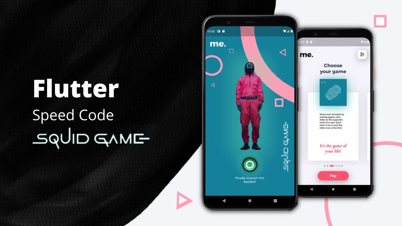 Squid Game App Speed Code With Flutter Youtube