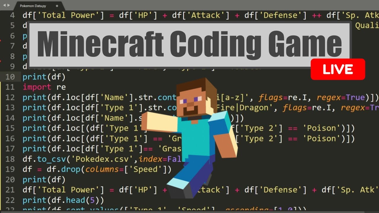 Hour Of Code Fun Minecraft Coding Youtube