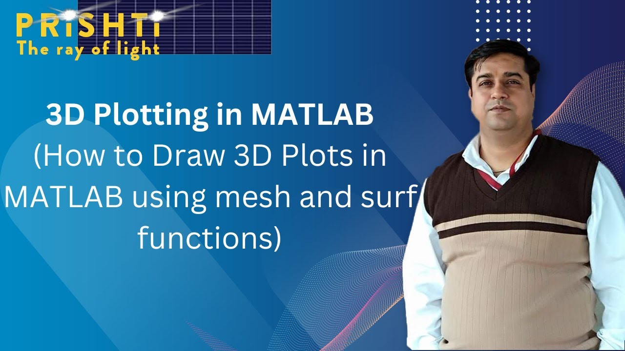 How To Draw 3d Plots In Matlab Youtube