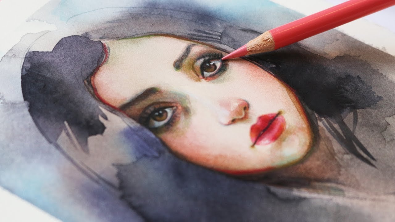 Color Pencil Portrait Tutorial