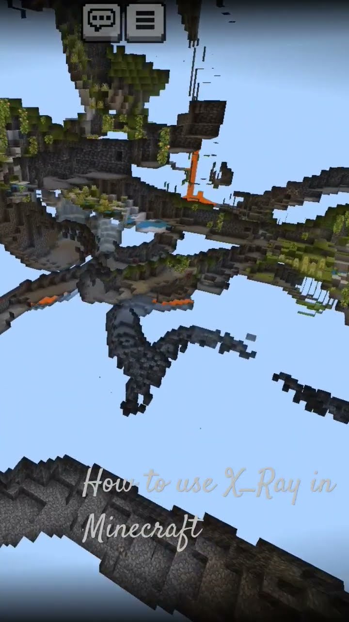 How To Use X Ray In Minecraft Youtube