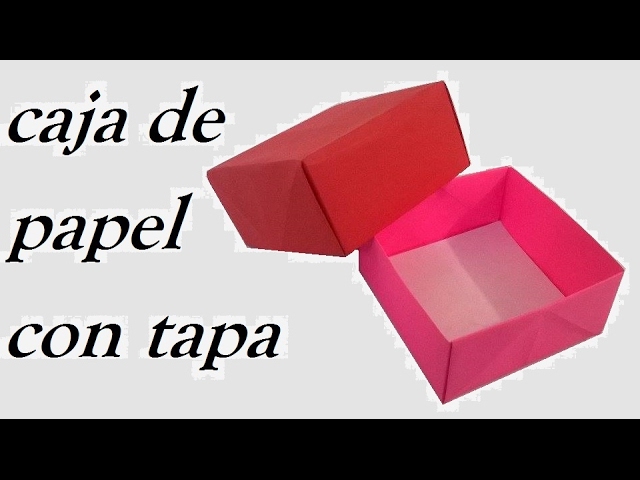Origami Cmo Hacer Una Caja De Papel Como Hacer Cajas De