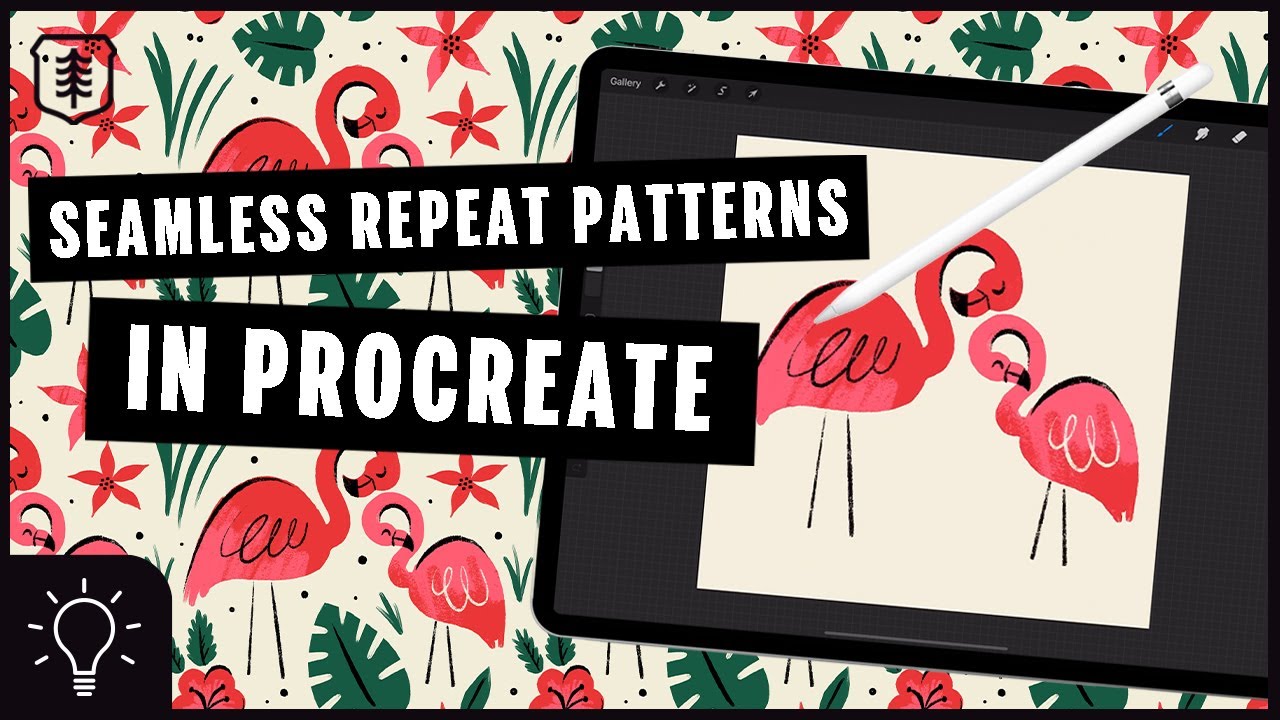How To Repeat Seamless Pattern In Procreate Youtube