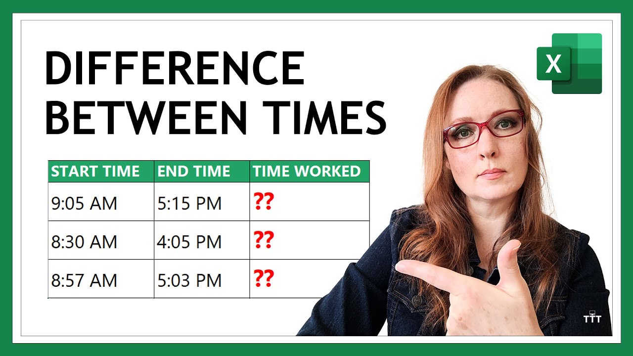 How To Calculate Time Differences In Excel