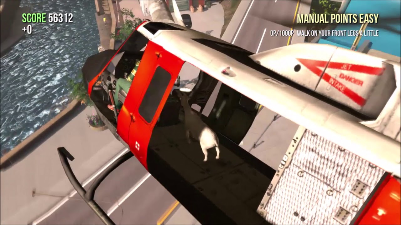 Goat Simulator Helicopter Ride Youtube