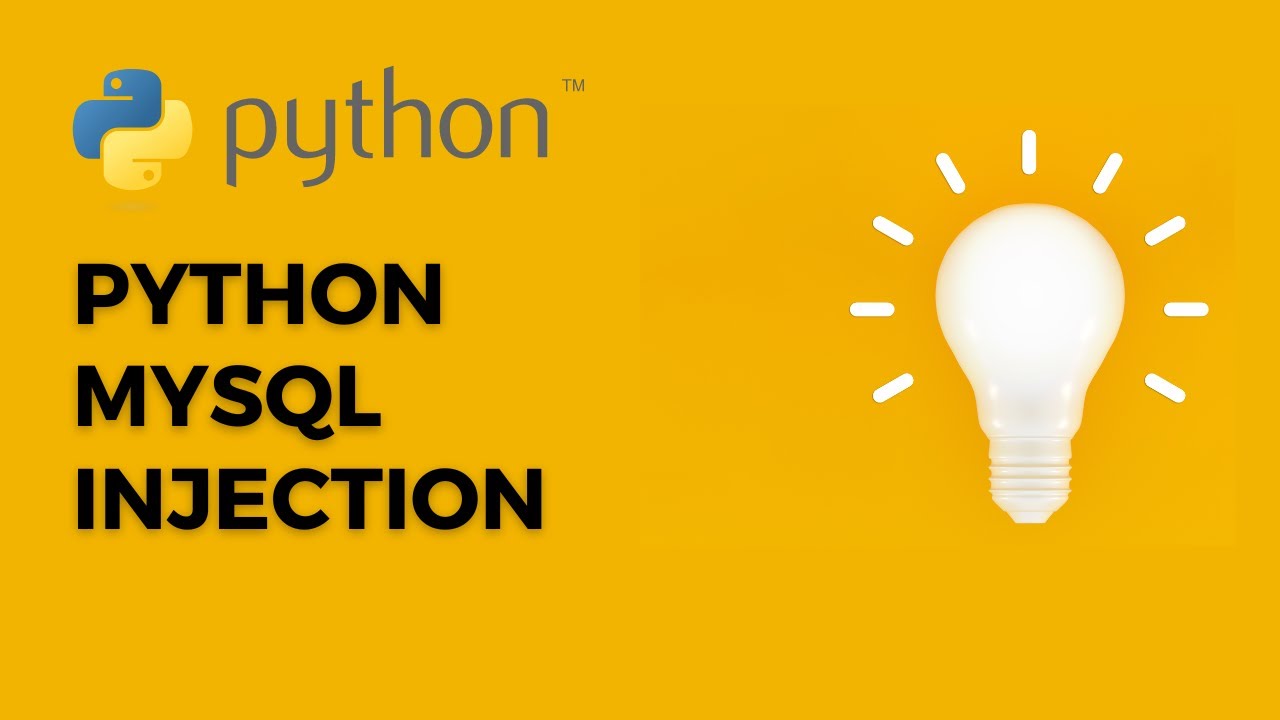Python Mysql Tutorial Preventing Mysql Injection Attack Youtube