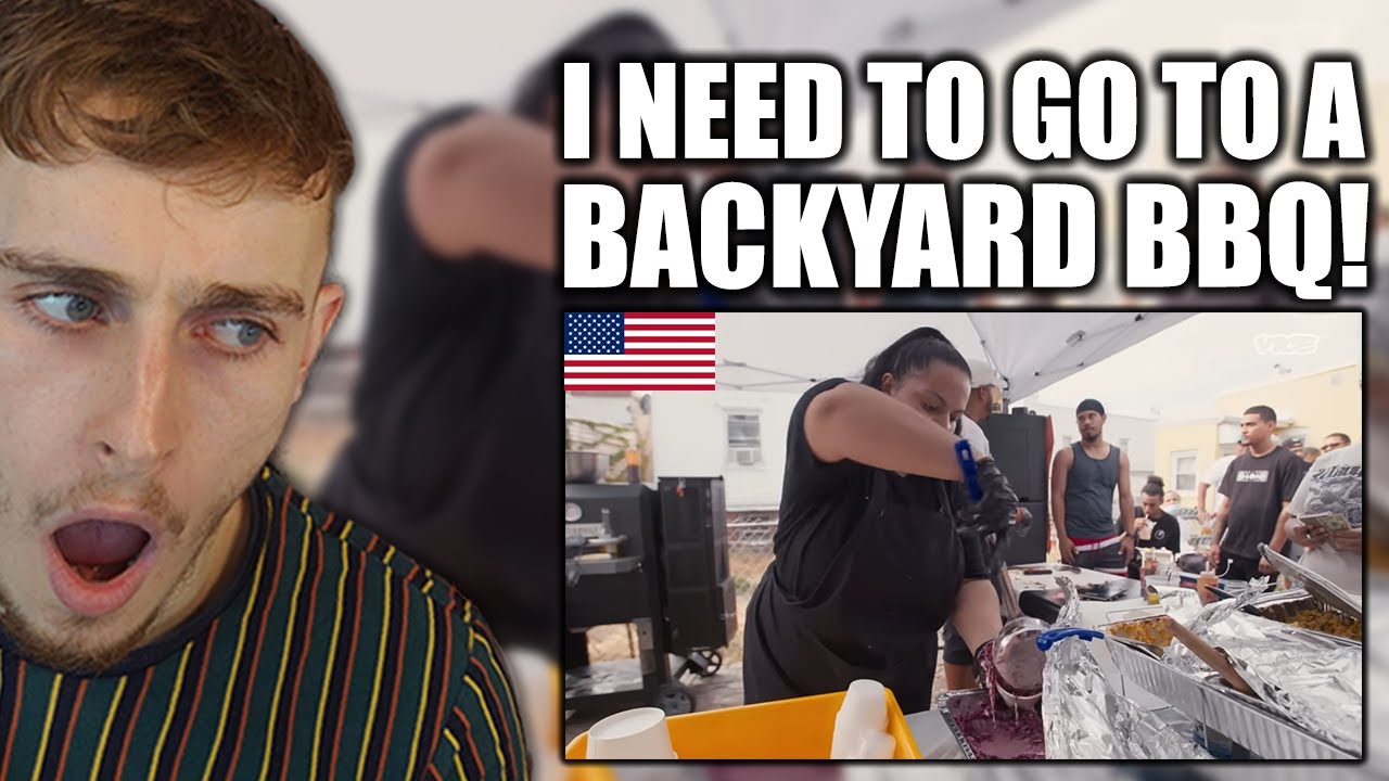 Brit Reacts To Classic American Backyard Bbq Youtube