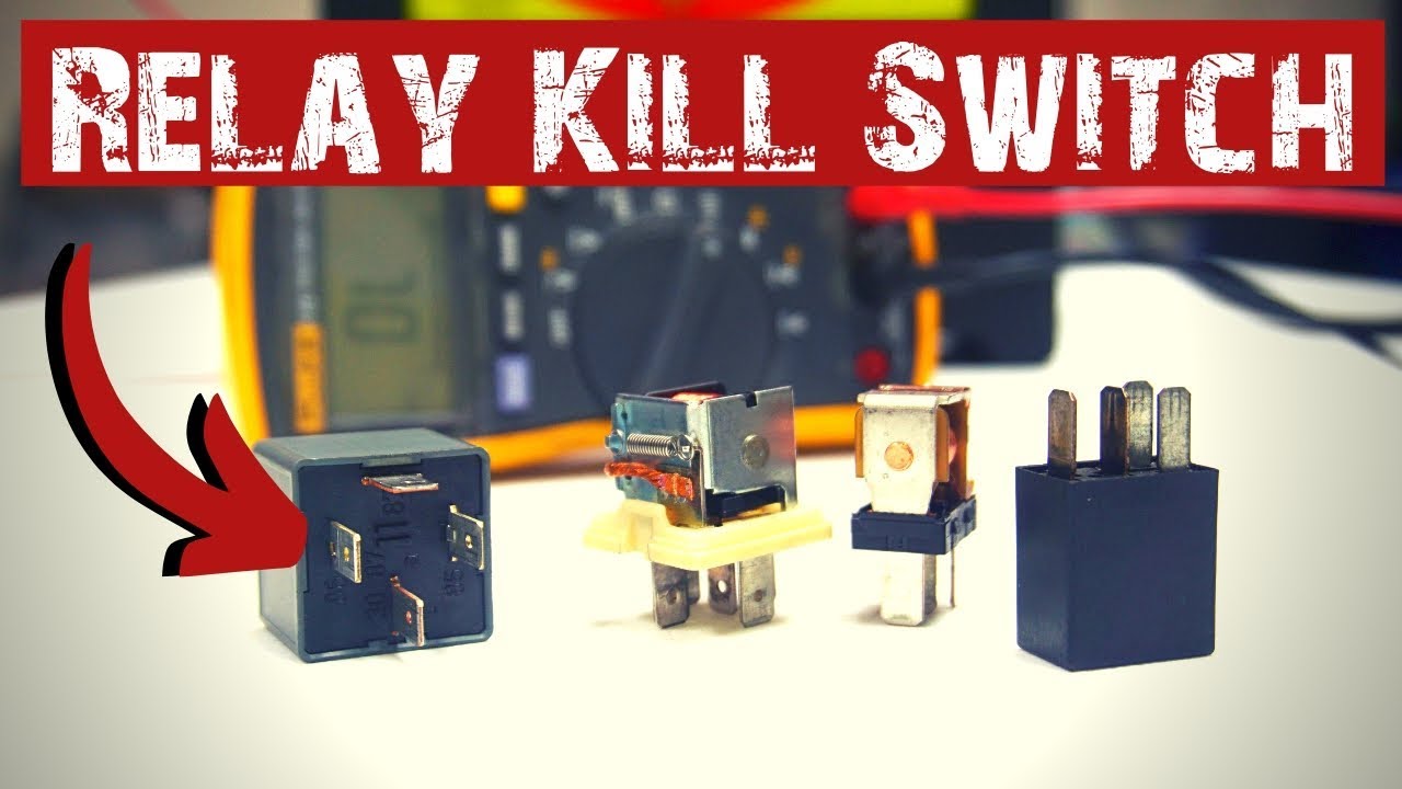 How To Use A Relay As A Kill Switch Or Safety Switch Youtube