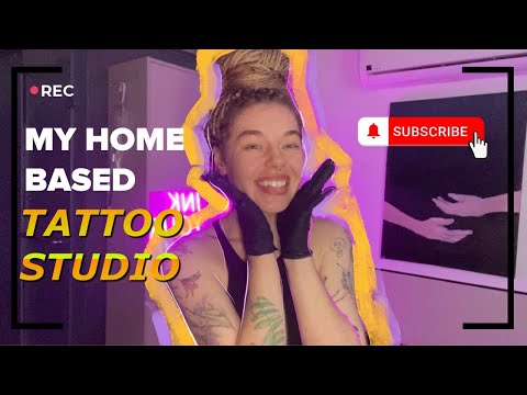 My Home Tattoo Studio Set Up Youtube