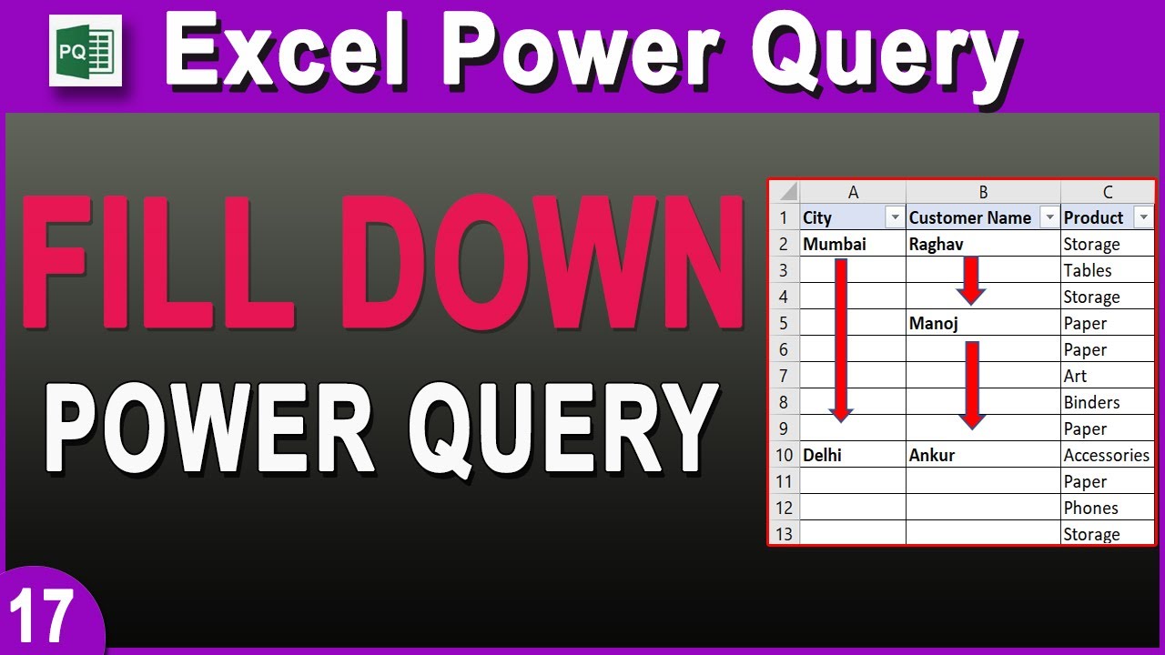 Power Query Fill Blanks Printable Forms Free Online